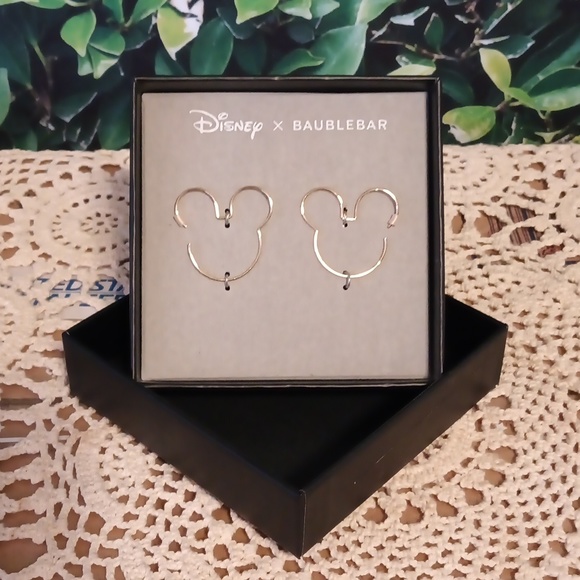 Disney | Jewelry | Disney Hoop Earrings | Poshmark